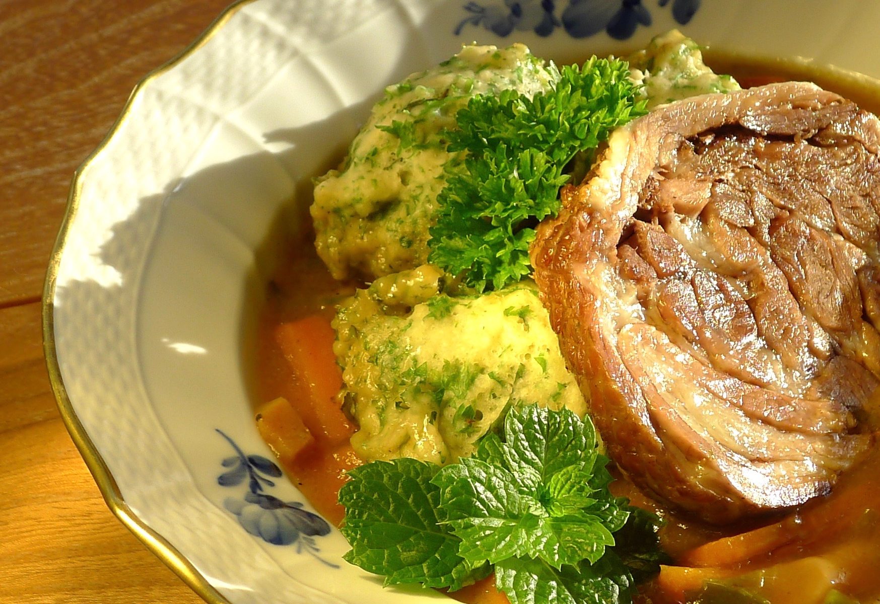 Native Shetland Lamb with Garden Roots & Herby Dumplings - Scottish ...